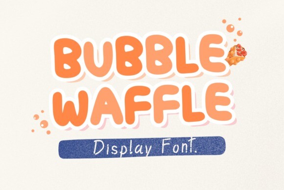 Bubble Waffle Font - Free Font