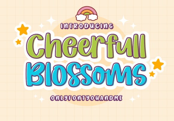 Cheerfull Blossoms Font - Free Font