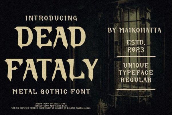 DEAD FATALY FONT - Free Font