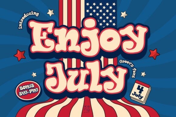 Enjoy July Font - Free Font