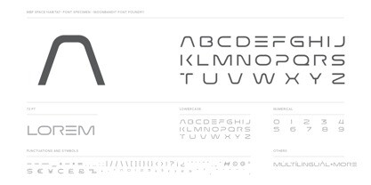 MBF Space Habitat Font - Free Font
