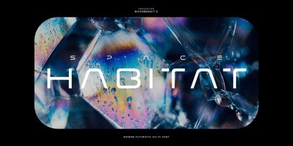 MBF Space Habitat Font - Free Font