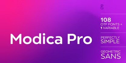 Modica Pro Font - Free Font
