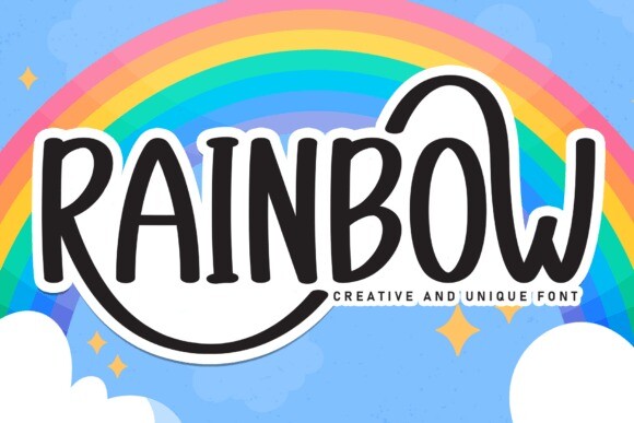Rainbow Font - Free Font