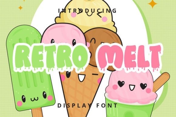 Retro Melt Font - Free Font