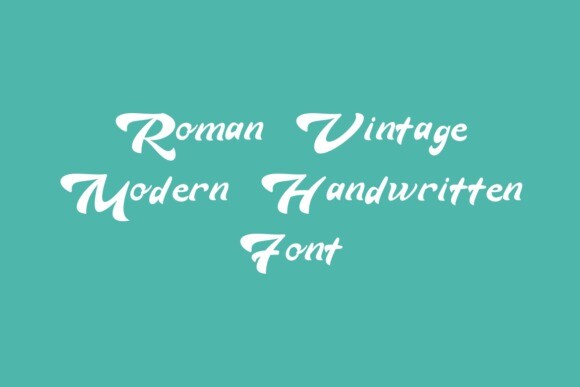 Roman Vintage Font - Free Font