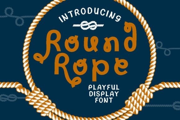 Round Rope Font - Free Font