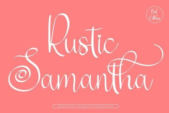 Rustic Samantha Font - Free Font