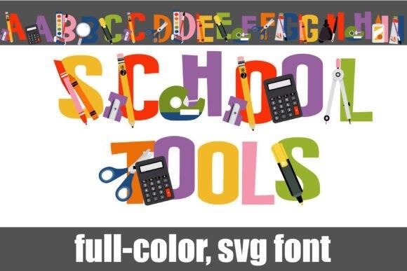 School Tools Font - Free Font