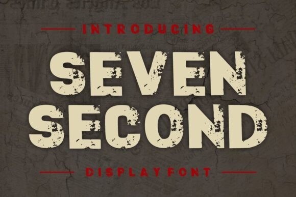 Seven Second Font - Free Font