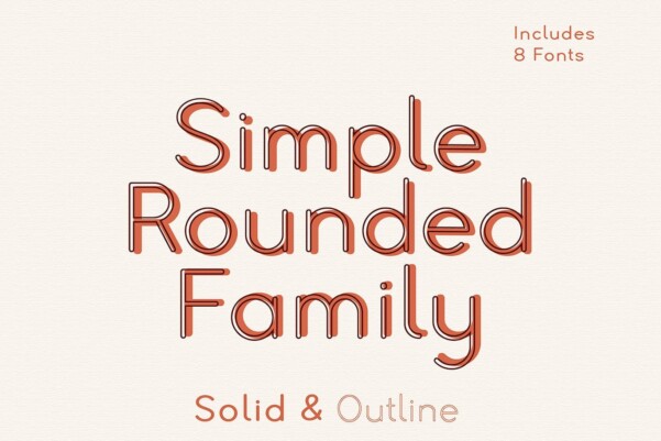 Simple Rounded Family Font - Free Font