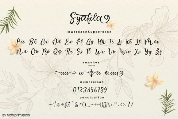 Syafila Font - Free Font