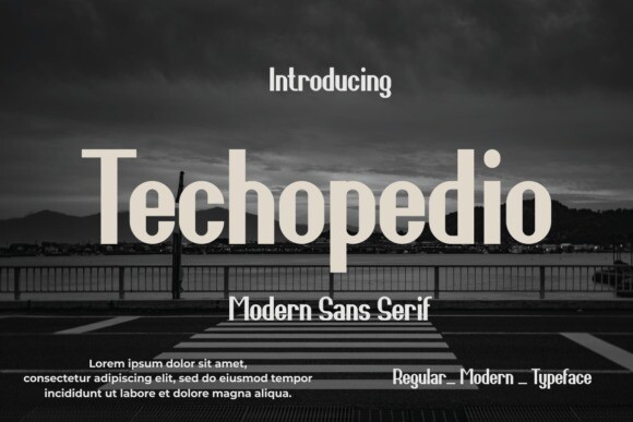 Techopedio Font - Free Font