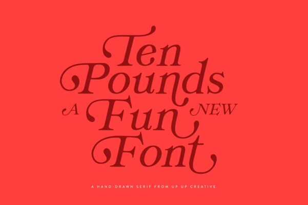 Ten Pounds Font - Free Font