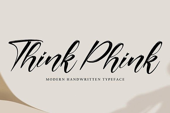 Think Phink Font - Free Font