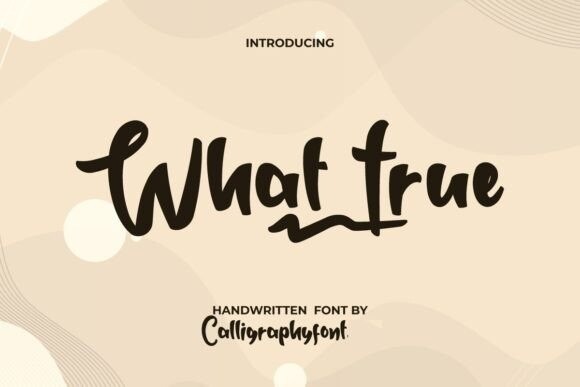 What True Font - Free Font