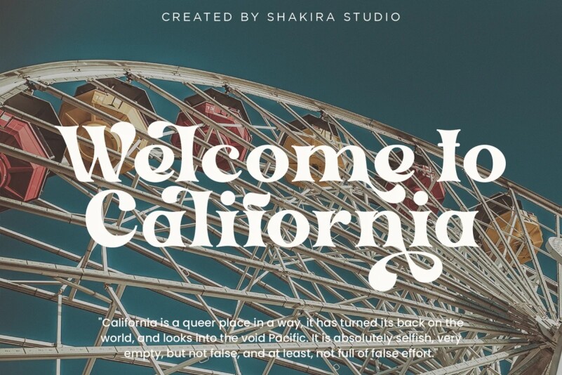 Aminah - Modern Retro Serif - Free Font