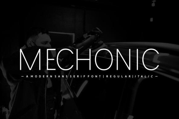 Mechonic Font - Free Font