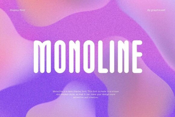 Monoline Font - Free Font