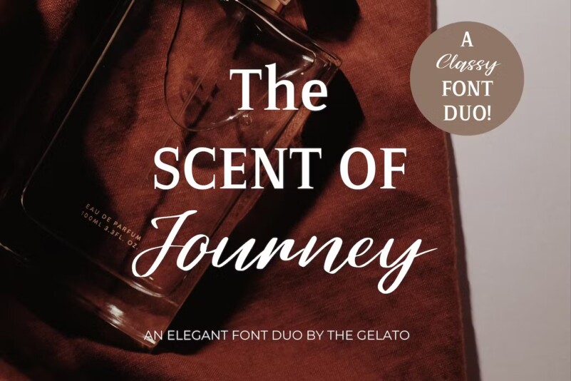 Scent of Journey Font Duo - Free Font