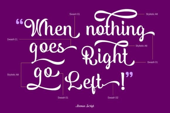 Aleman Script Font - Free Font