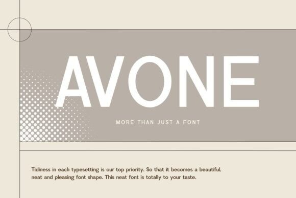Avone Typeface - Free Font