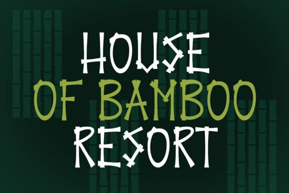 Bamboo Village Font - Free Font