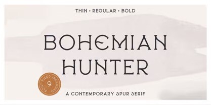 Bohemian Hunter Font Family - Free Font
