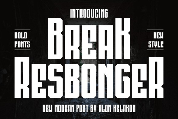 Break Resbonger Font - Free Font