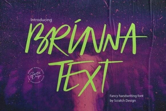 Brinna Text Font - Free Font