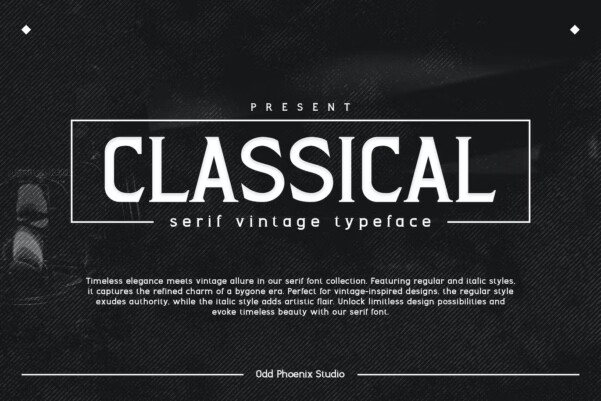 Classical Font - Free Font