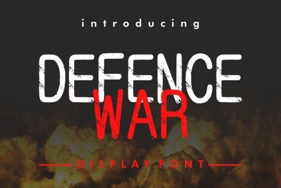 Defence War Font - Free Font