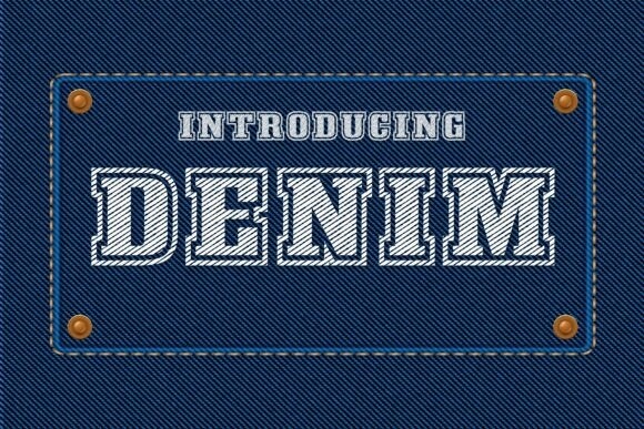 Denim Font - Free Font