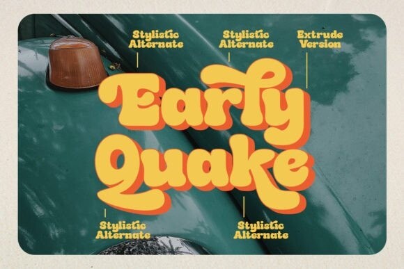 Early Quake Font - Free Font