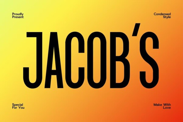Jacob's font - Free Font