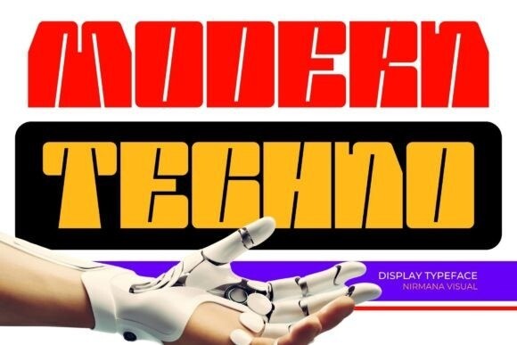 Modern Techno Font - Free Font