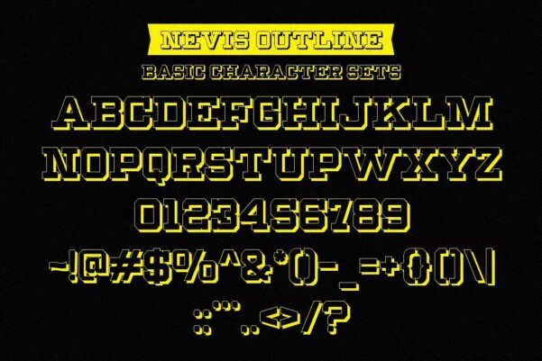 Nevis Font - Free Font