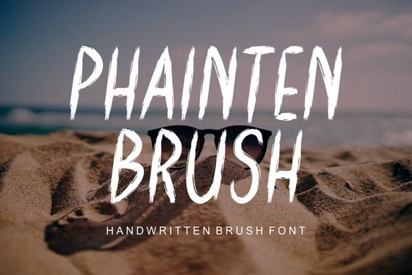 Phainten Brush Fonts - Free Font