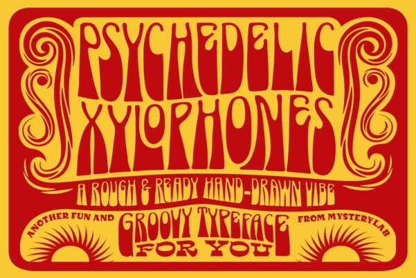 Psychedelic Xylophones Font - Free Font