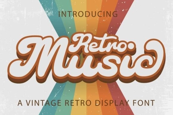 Retro Music Font - Free Font