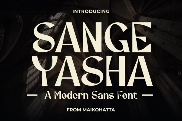 SANGE YASHA Font - Free Font