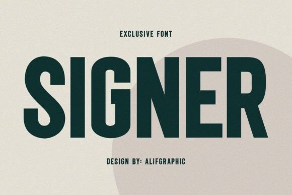 Signer Font - Free Font
