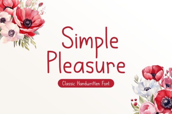 Simple Pleasure Font - Free Font