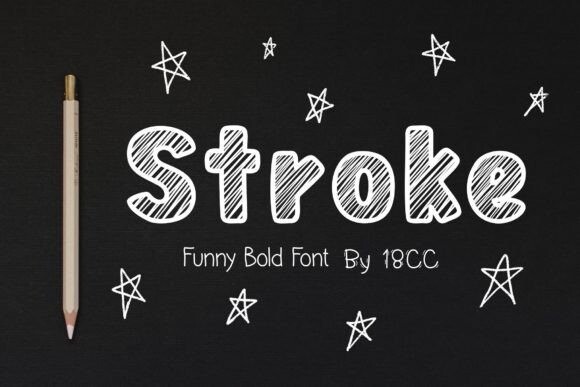 Stroke Font - Free Font