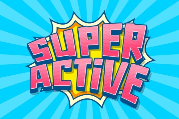 Super Active Font - Free Font