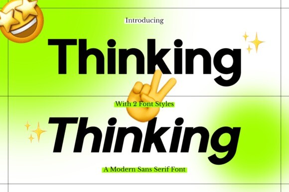 Thinking Font - Free Font