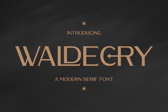 Waldecry Font - Free Font