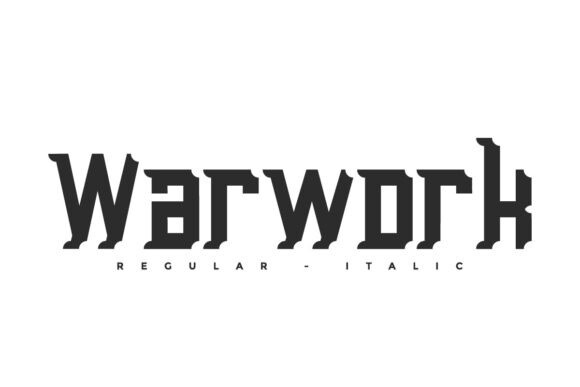 Warwork Font - Free Font