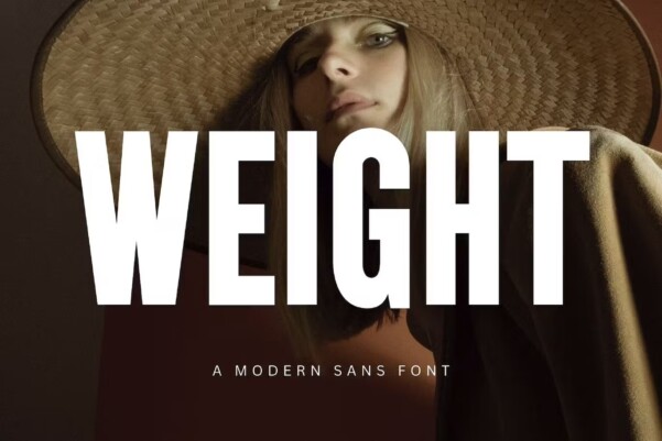 Weight Font - Free Font