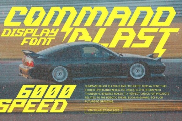 Command Blast Font - Free Font